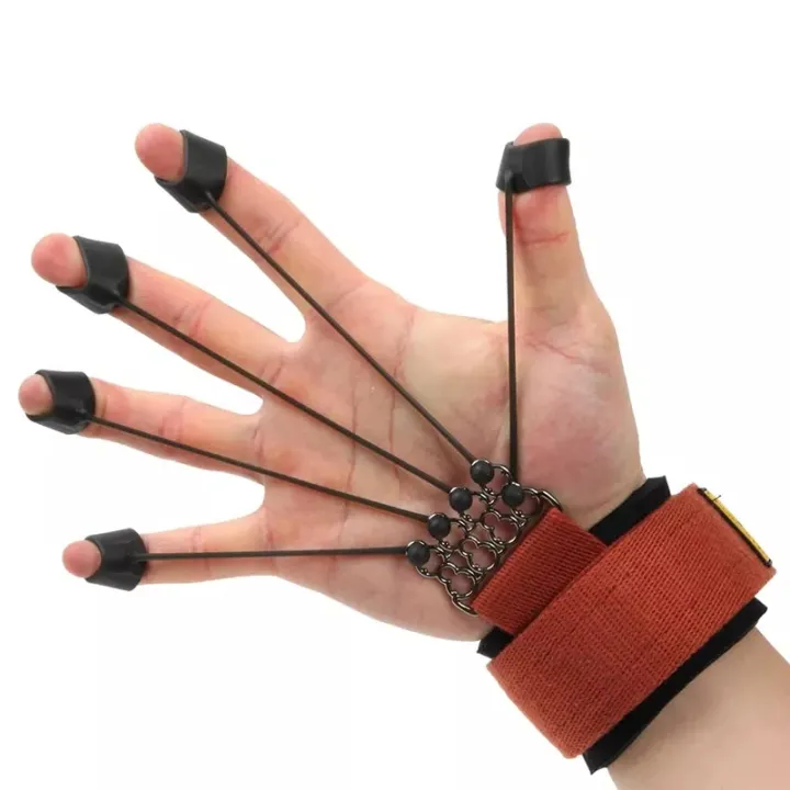 Finger Grip Strength Trainer Hand Yoga Resistance Band Finger Flexion ...