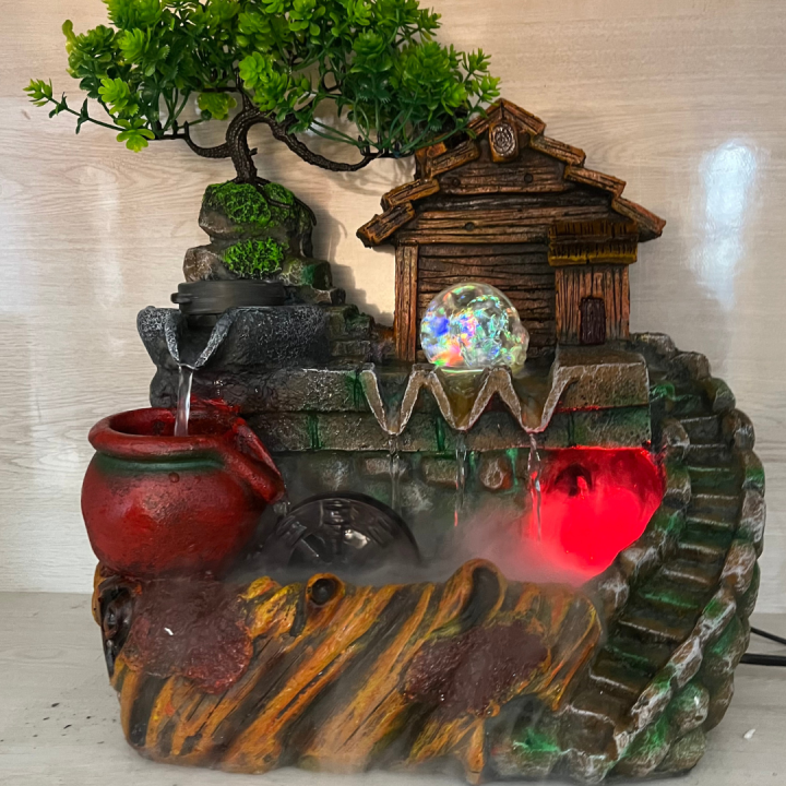 Color changing Water Fountain + Humidifier | Daraz.com.np