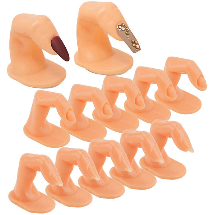 Fake Finger for Nail Art Practice Self Adhesive Professional Practice ...