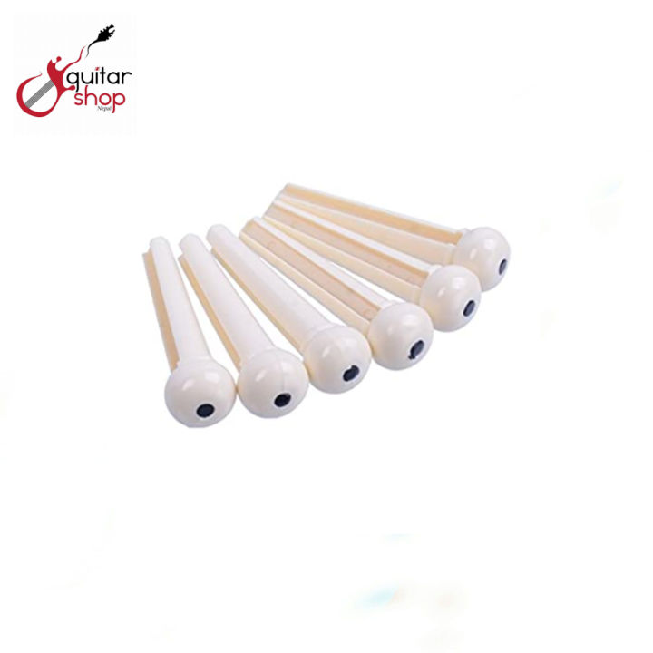 White Guitar Bridge Pin For Acoustic Guitar | Daraz.com.np