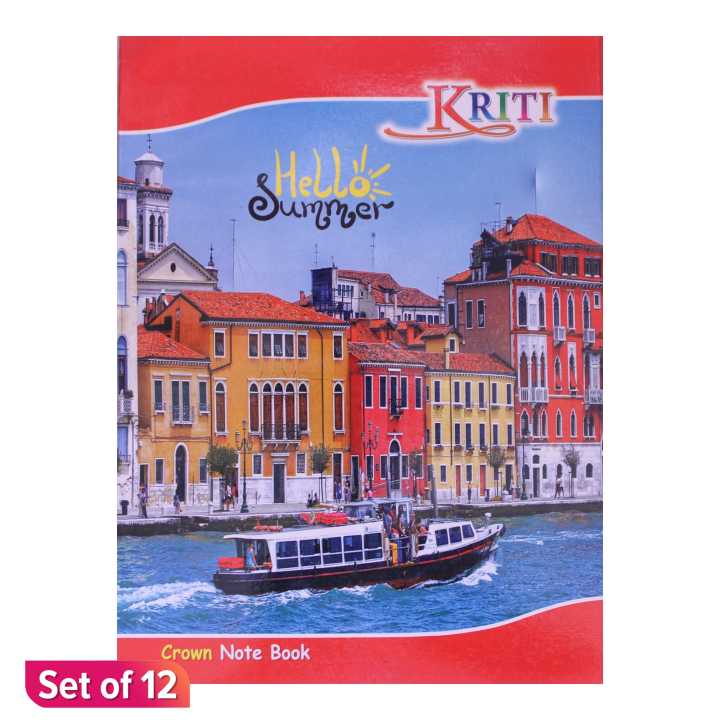 Crown Notebook Set Of 12 | Daraz.com.np