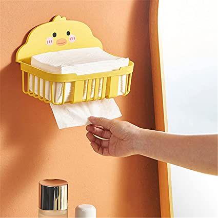 Little Yellow Duck Tissue Box Cute Duck Tissue Box Frees Punching Paper ...