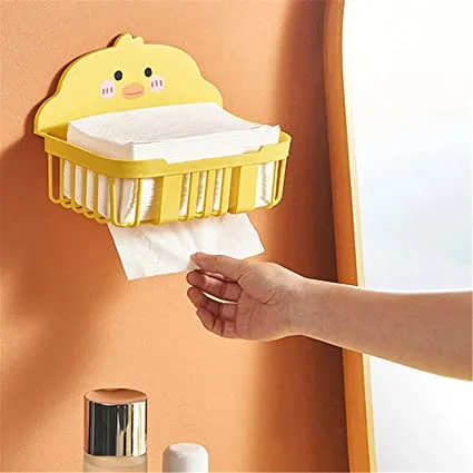 Little Yellow Duck Tissue Box Cute Duck Tissue Box Frees Punching Paper ...