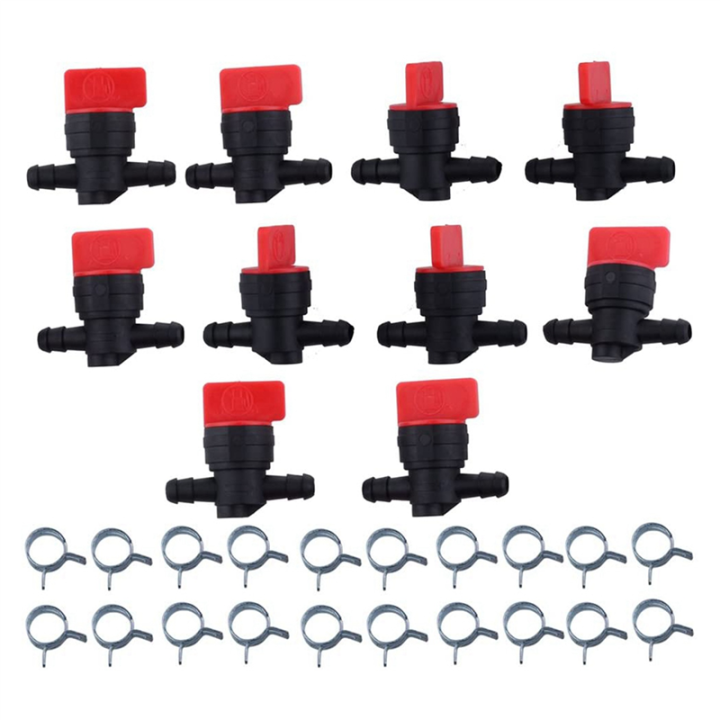 ARELENE 100PCS 494768 698183 Fuel Shut Off Valve with Clamp for 1/4 ...