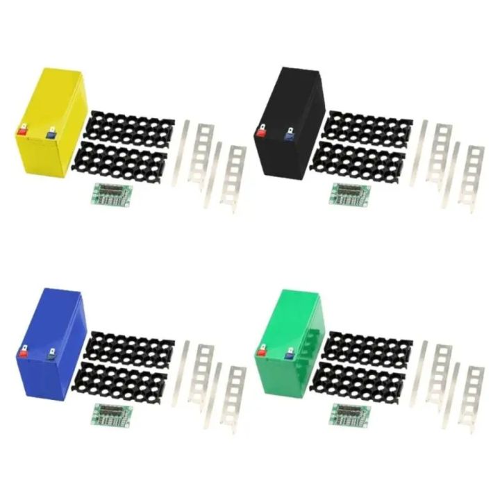 18650 Battery Holder 12V Lead Acid Battery Box 18650 Cells ABS Storage ...