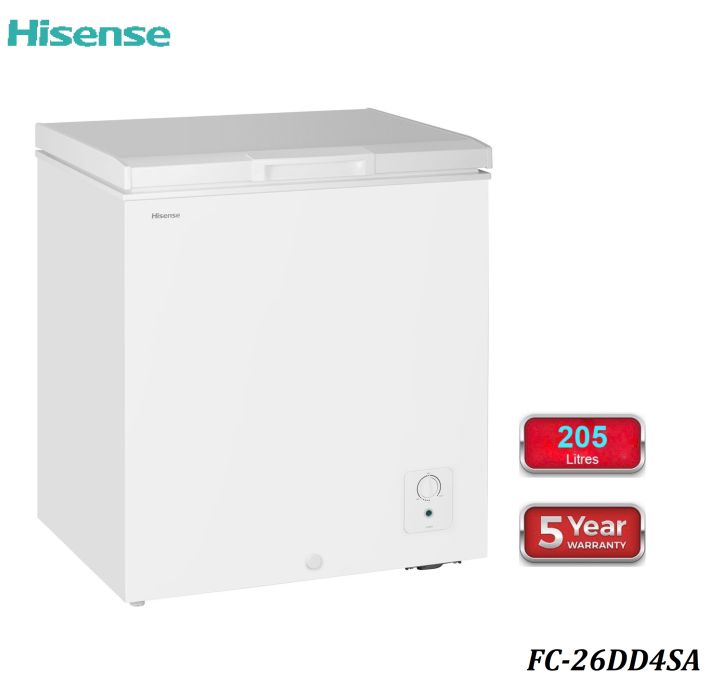 Hisense Hard Top Single Door Chest Freezer 205 Ltrs FC-26DD4SA | Daraz ...