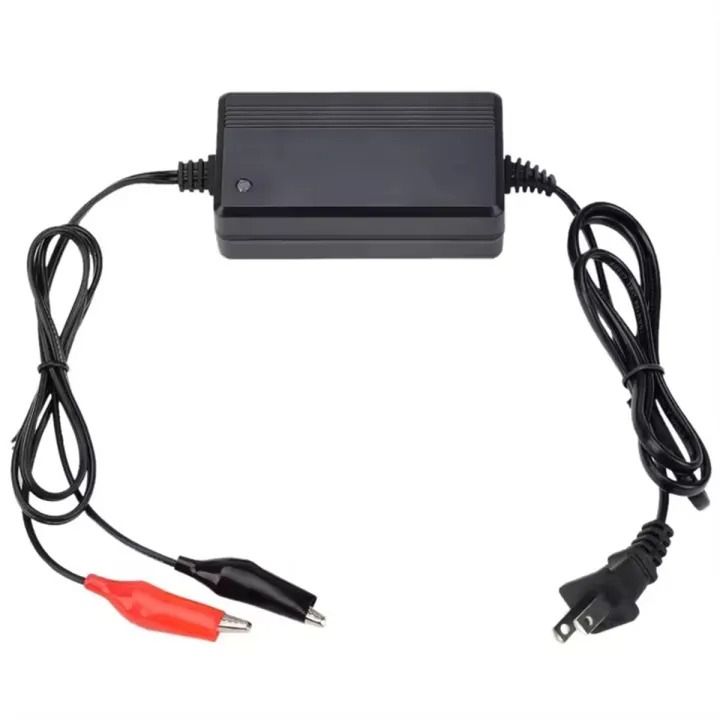 12V 3A Automatic Battery Charger Adapter with LED Indicators ...
