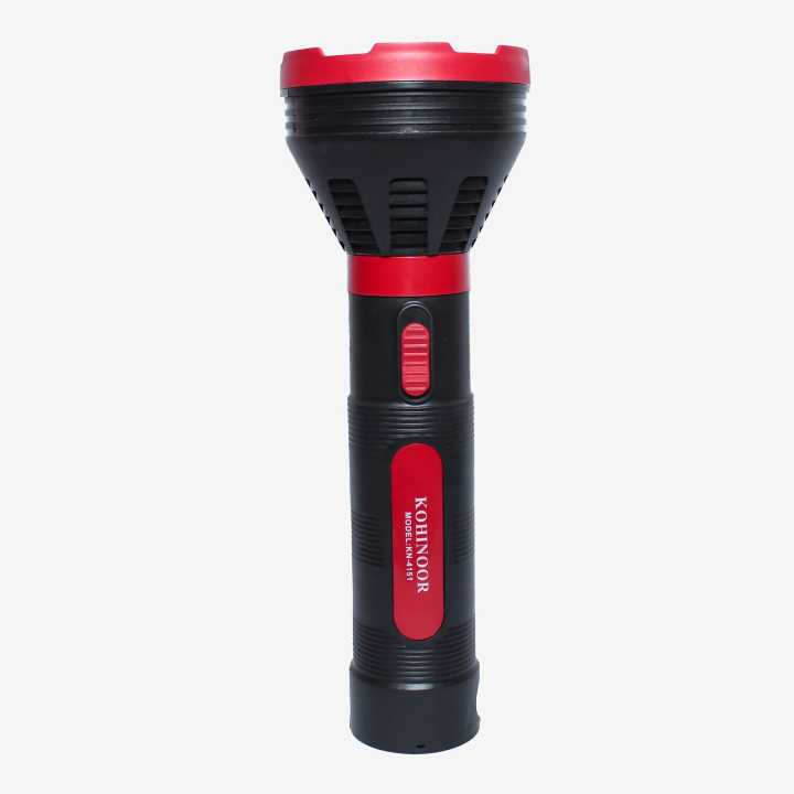 Red Color Rechargeable LED Flashlight | Daraz.com.np