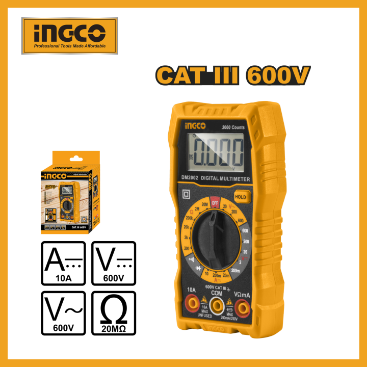INGCO Digital multimeter DM2002 | Daraz.com.np