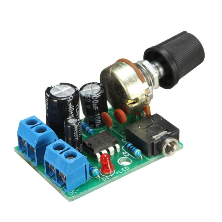 DC 3V-12V LM386 Audio Power Amplifier Board 5V Mini AMP Module ...