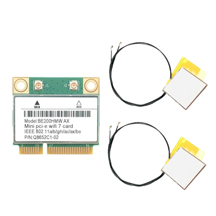 WiFi 7 BE200 PCIE WiFi Adapter Bluetooth 5.4 Tri-Band 2.4G/5G/6GHz 8774Mbps Wireless Network ...