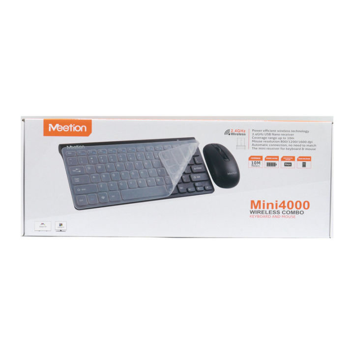 Meetion Wireless Mini Keyboard And Mouse Combo Mini4000 | Daraz.com.np