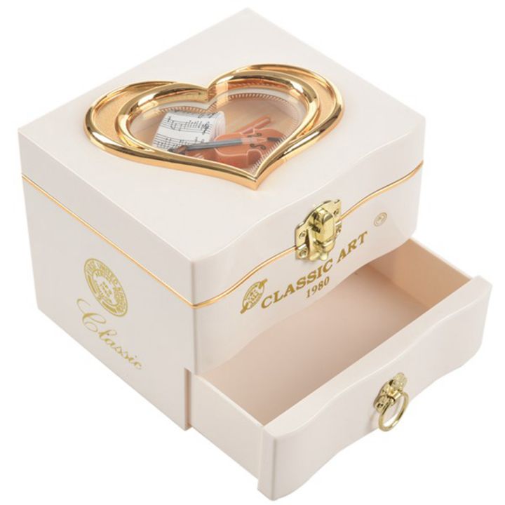 Classic Rotating Dancer Piano Music Box Mechanism Gift,B | Daraz.com.np
