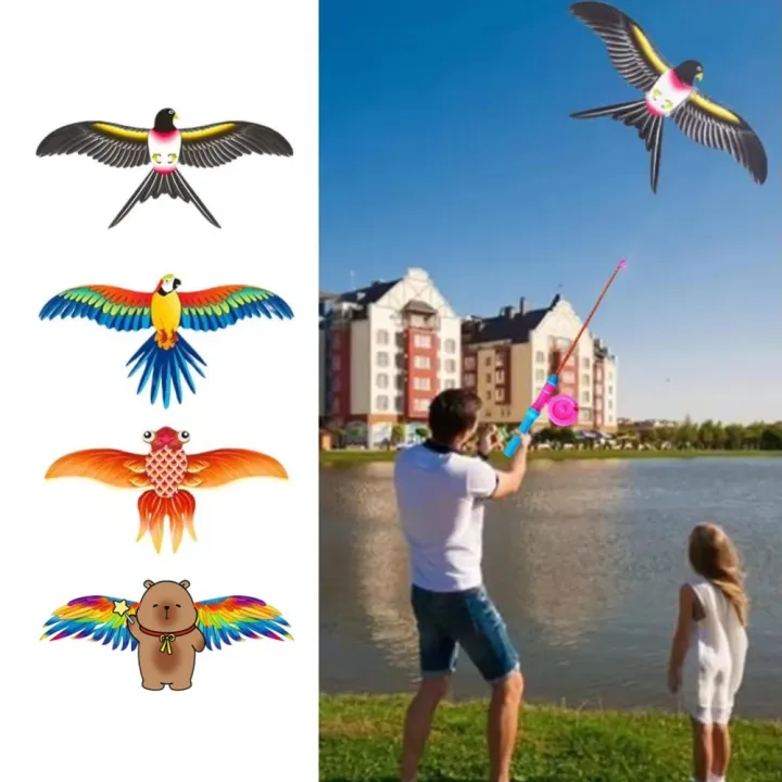Education Toy Capybara Handle Kids Flying Swallow Labubu Cartoon ...