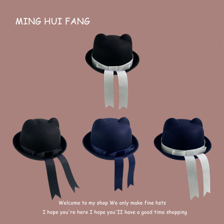 Japanese school offering sense bow handmade jkdk uniform hat woolen ...