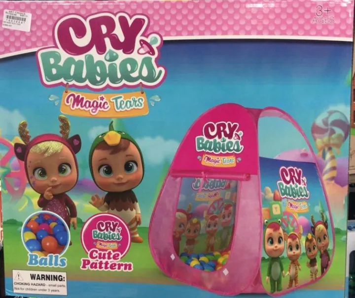 Cry Babies Magic Tears Golden and Pink Edition Play Tents With 100 ...