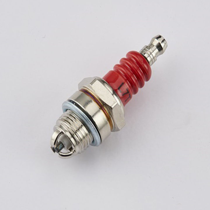 3-sided Pole Spark Plug L7T 2 Stroke Electrode Gasoline Chainsaw Brush ...