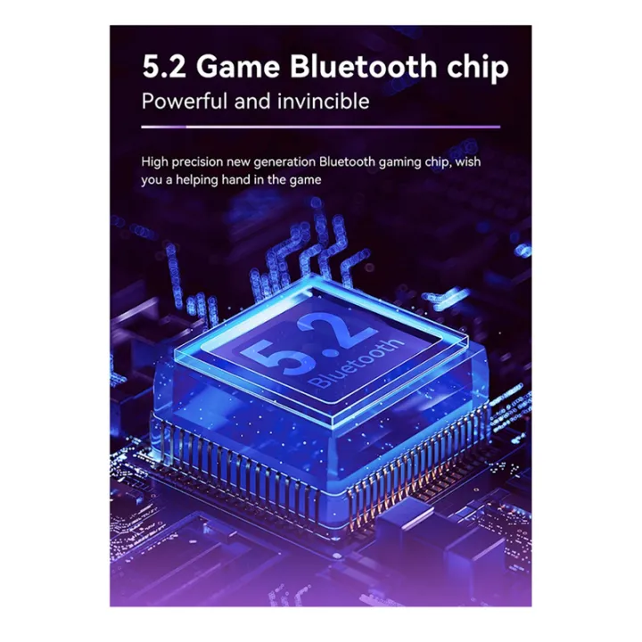 1 Piece D8 Telescopic Game Controller Rgb Light Mobile Game Controller With 6 Axis Vibration Abs