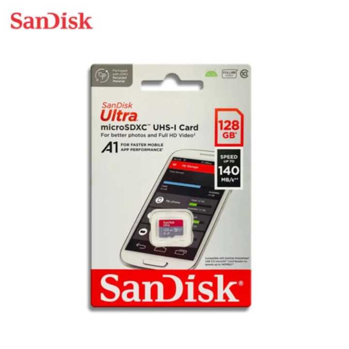 Mobile Ultra Micro SD SDXC Memory Card UHS-1 A1 140MB/s with Full Size ...