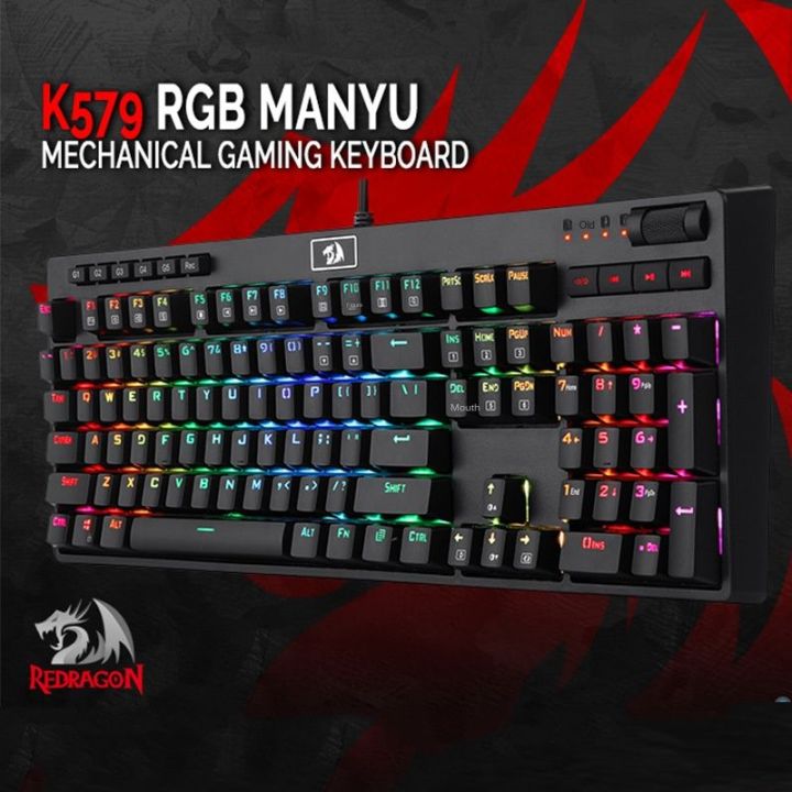Redragon K579 RGB mechanical keyboard | Daraz.com.np