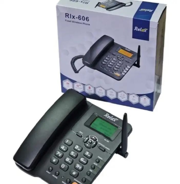 Dual SIM GSM FWP Fixed Wireless Phone Wireless Desktop Landline Phone RLX-606 Telephone Phone ...