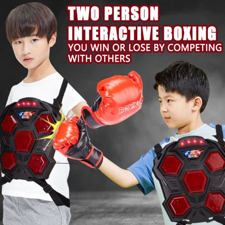 Boxing Game Creative Electronic Boxing Trainer Lighted Adjustable Strap ...