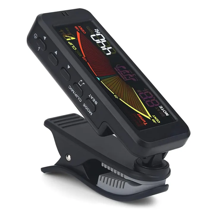 Flanger FMT-209 Guitar Clip-on Tuner LCD Display Metronome Tuner ...
