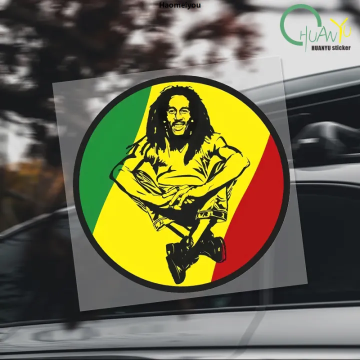 Haomeiyoufor Bob Marley One Love Rasta Car Stickers Waterproof ...