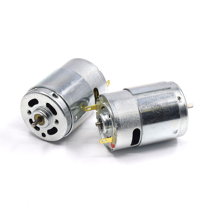 DC 12V-36V 24V Motor RS385-09400 Carbon Brush Motor Double Ball Bearing ...