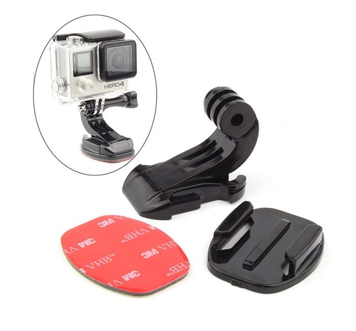 J Hook Buckle Vertical Surface Mount Quick Release For Sjcam, Gopro And ...