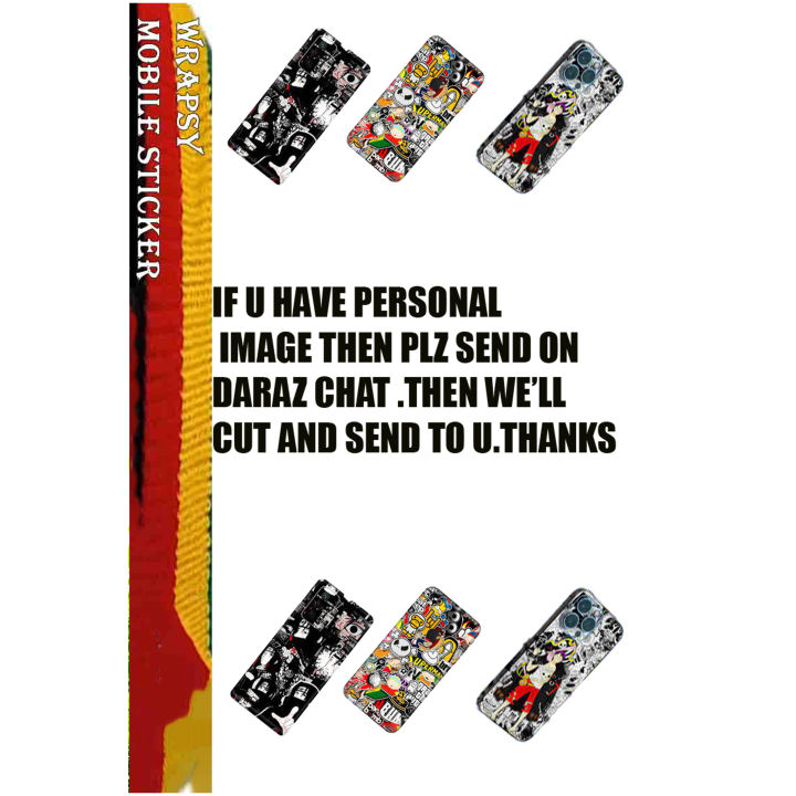 Custom Mobile Skin Sticker Wrap Vinyl Decal for All Phone Models ...