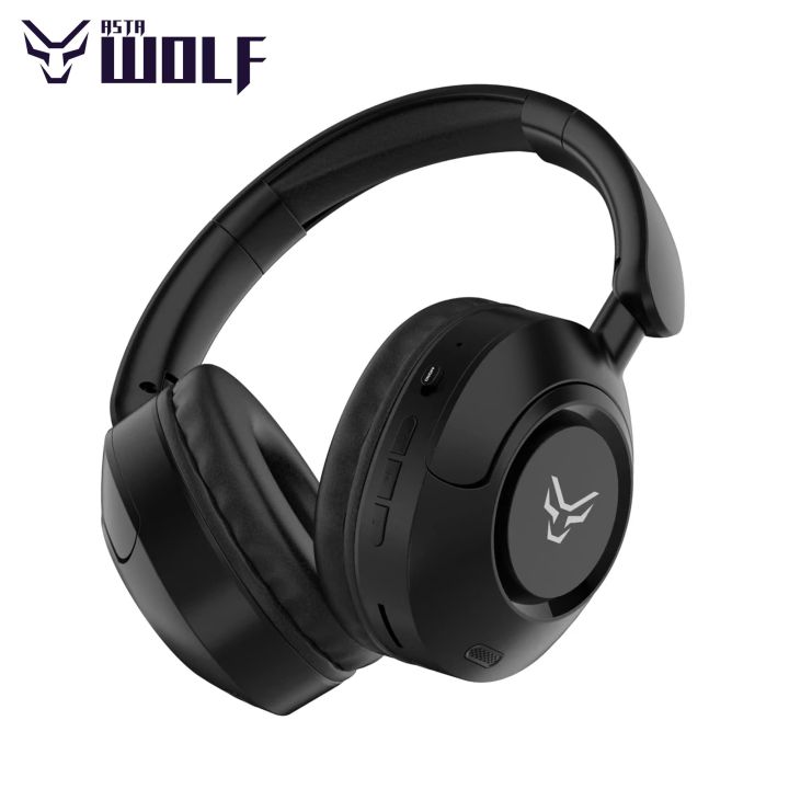 Asta WOLF SHADOW Wireless ANC Headphones | 50H Playtime @100% Volume ...