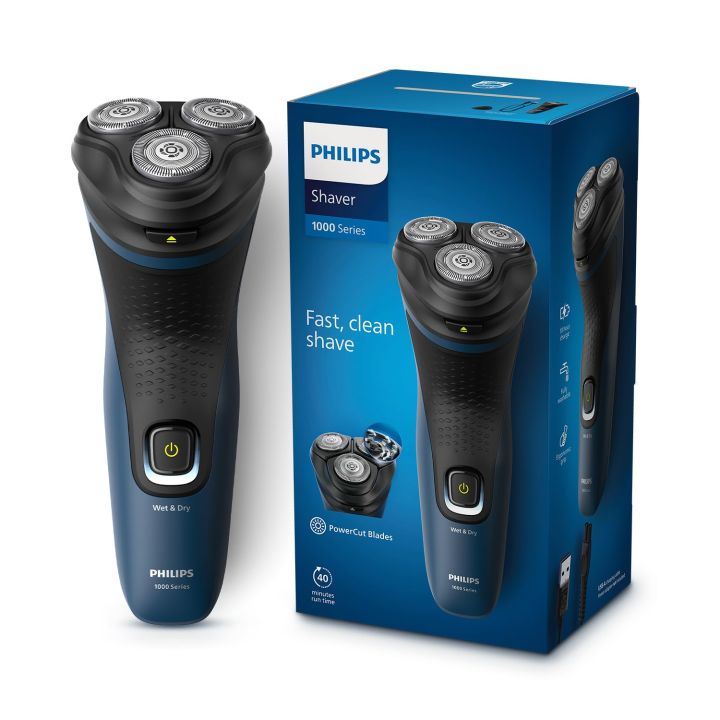Philips Electric Shaver for Men, Wet and Dry Shave, 3D Floating Heads ...