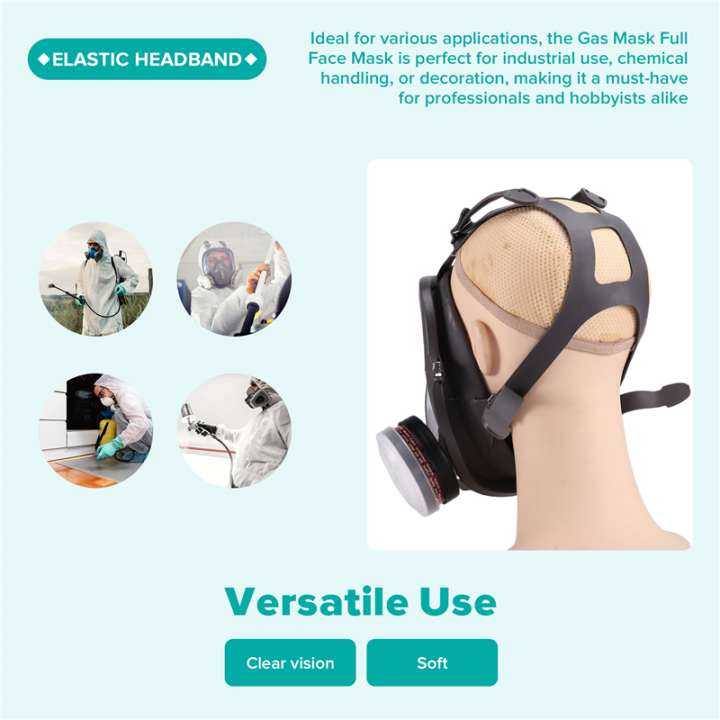 Gas Mask Full Face Mask Gas Mask Industrial Formaldehyde Respirator ...