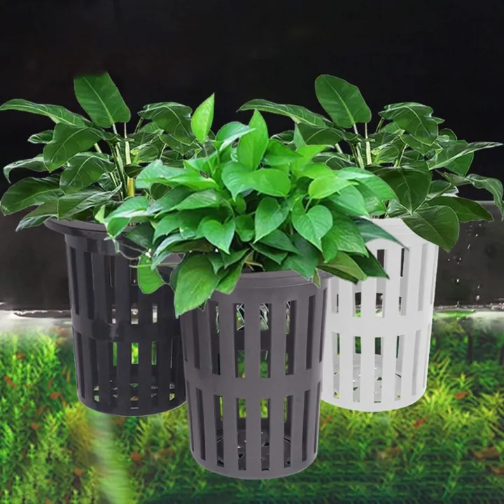 New Water Plant Landscape Fish Tank Hydroponic Planting Basket Soilless ...