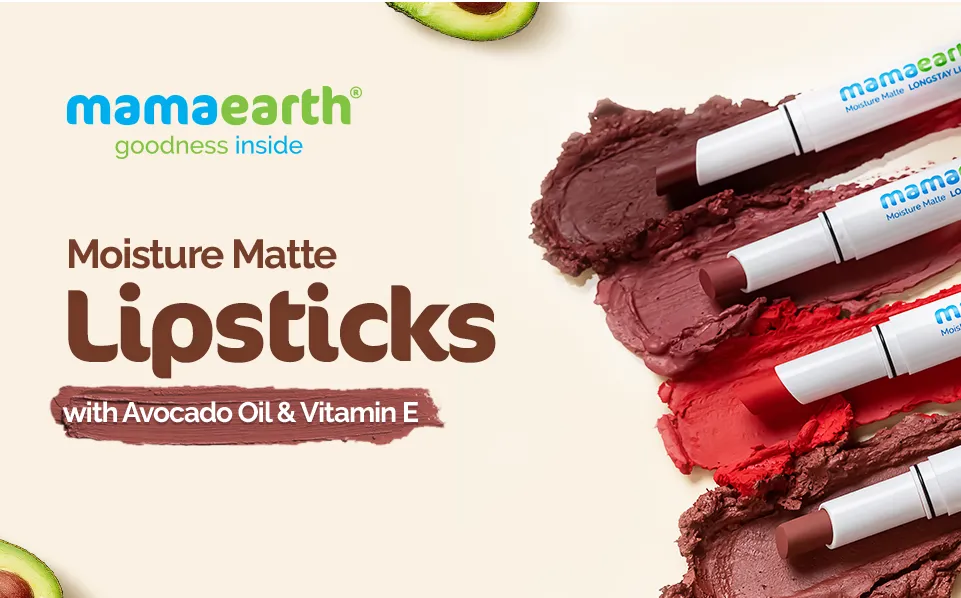 Mamaearth Moisture Matte Long Stay Lipstick- Pink Lemonade | Jeevee