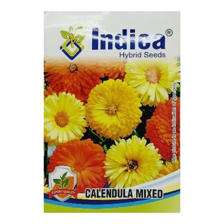 1 Packet Flower Seeds - 50 Plus Calendula Mixed Flower Seeds | Daraz.com.np