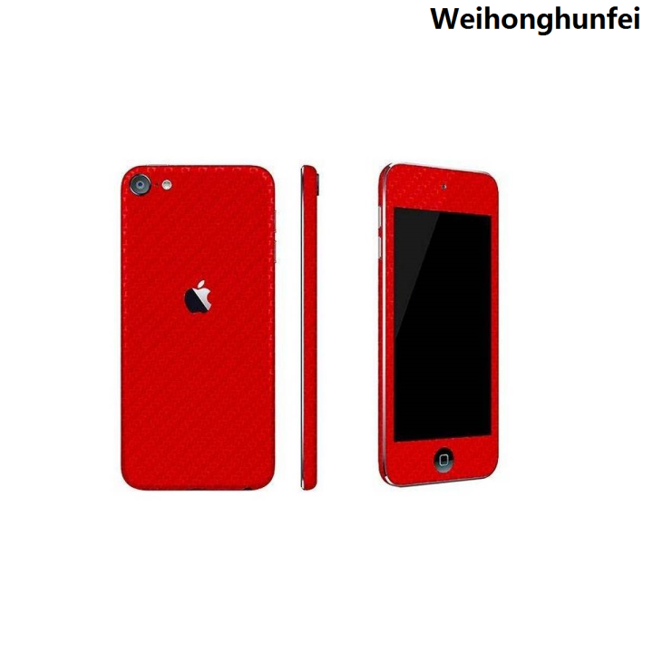 WeihonghunfeiAPPLE IPOD TOUCH 6 Red Carbon Fiber Texture Skin ...