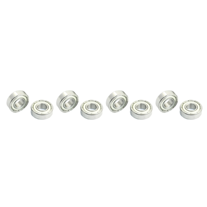 Carbon Steel Bearings 698ZZ Deep Groove Ball Bearings 5-Pack - 8x19x6mm ...