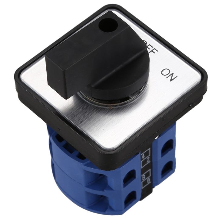 (COKP) 2X AC660V 25A 2-Pole 3-Position Momentary Plastic Rotary ...