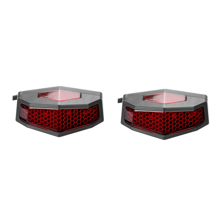 fasdaga 2X 5 in 1 Motorcycle LED Turn Signals Stop Rear Tail Brake ...