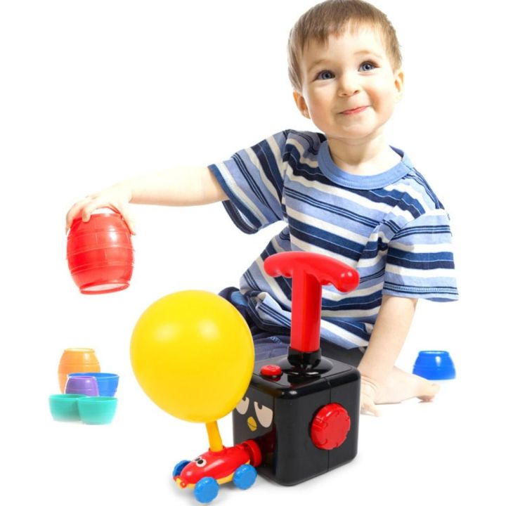 Launchers Car Duck Style Rocket Balloon Launch Tower Toy Inertial ...