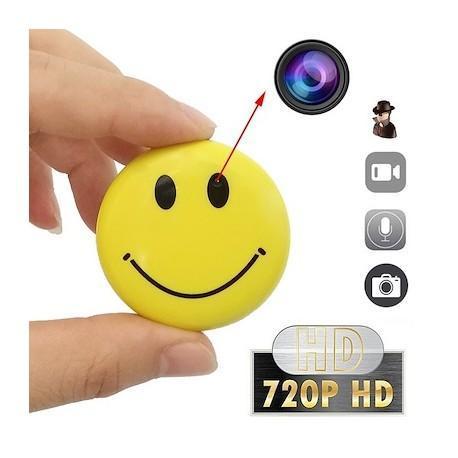 720*480 Newest Smiley Face DVR Hidden Spy Mini Cam Recorder Camera ...