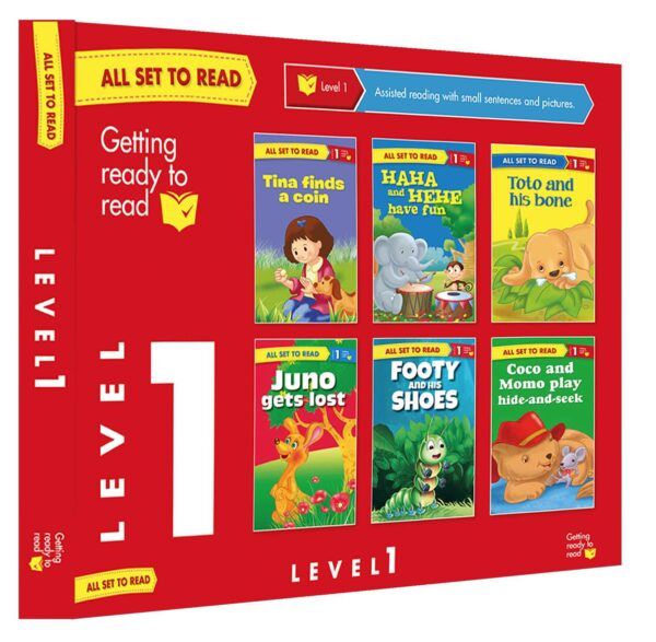 Getting Ready To Read Level 1 - Combo Set Of Six Story Books | Daraz.com.np