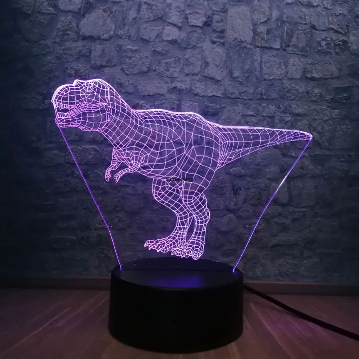 Lighting, lighting, RGB, change night, 7 park, Jurassic, cute, dinosaur ...