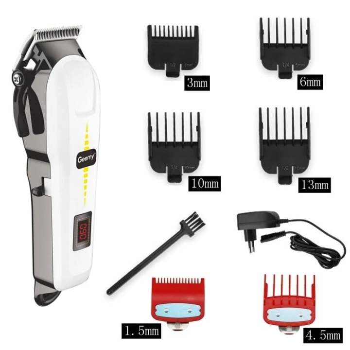 Geemy GM 6008 Professional Hair Clipper Rechargeable Hair Trimmer Star ...