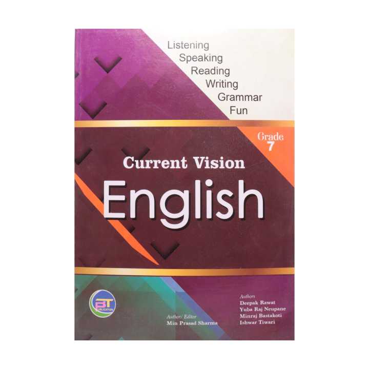 Brain Train Current Vision English Course Book For Grade 7 | Daraz.com.np