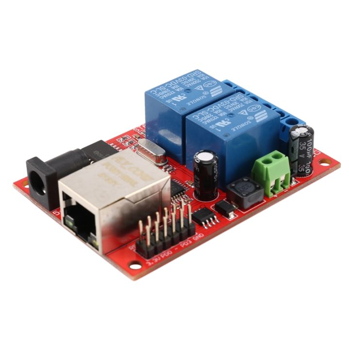 Lan Ethernet 2 Way Relay Board Delay Switch Tcpudp Controller Module Web Server Np