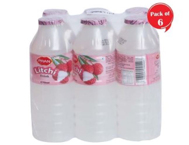 Pran Litchi Fruit Drink 6 Pcs | Daraz.com.np