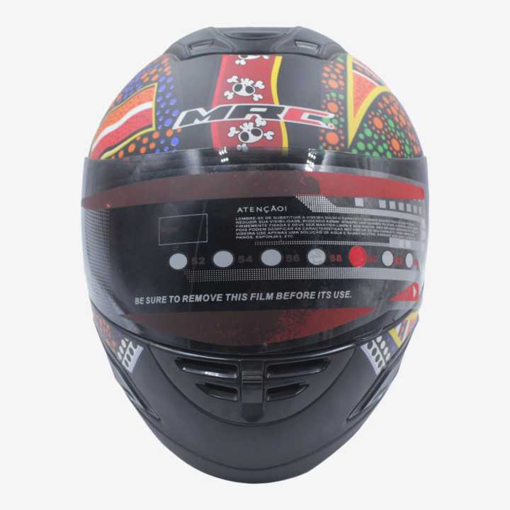 MRC Multicolor Matt Finish Single Visor Full Face Helmet | Daraz.com.np